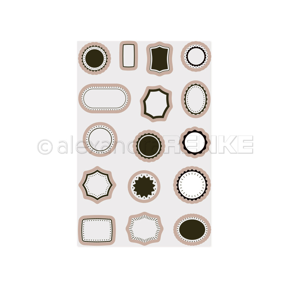 Cut & Emboss Folder Kleine Etiketten – alexandrarenke