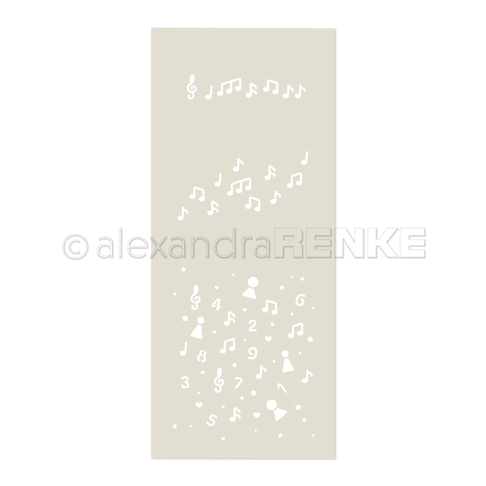 Stencil Klang und Konfetti – alexandrarenke